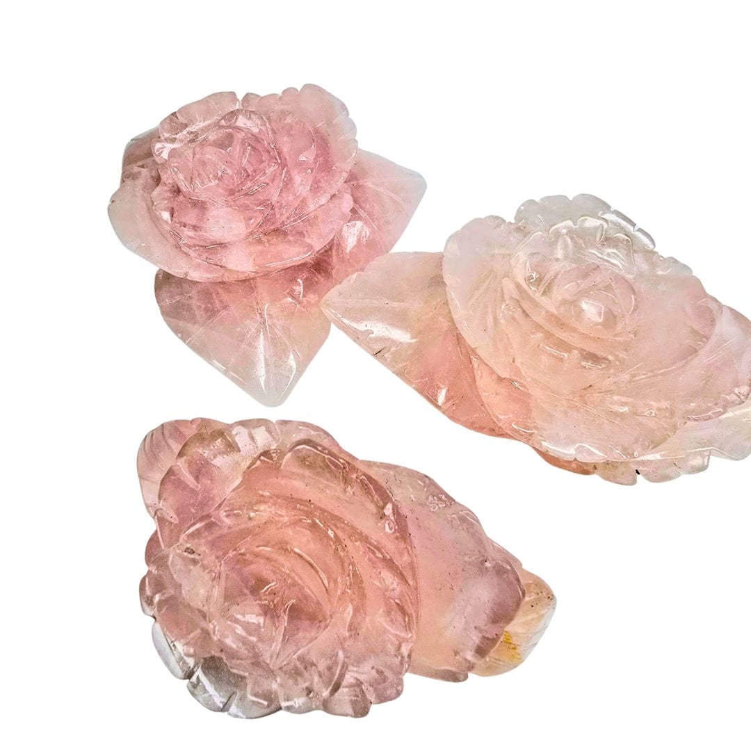 Rose Quartz Rose Carving – The Empress of Self-Love & Healing – Totems ...