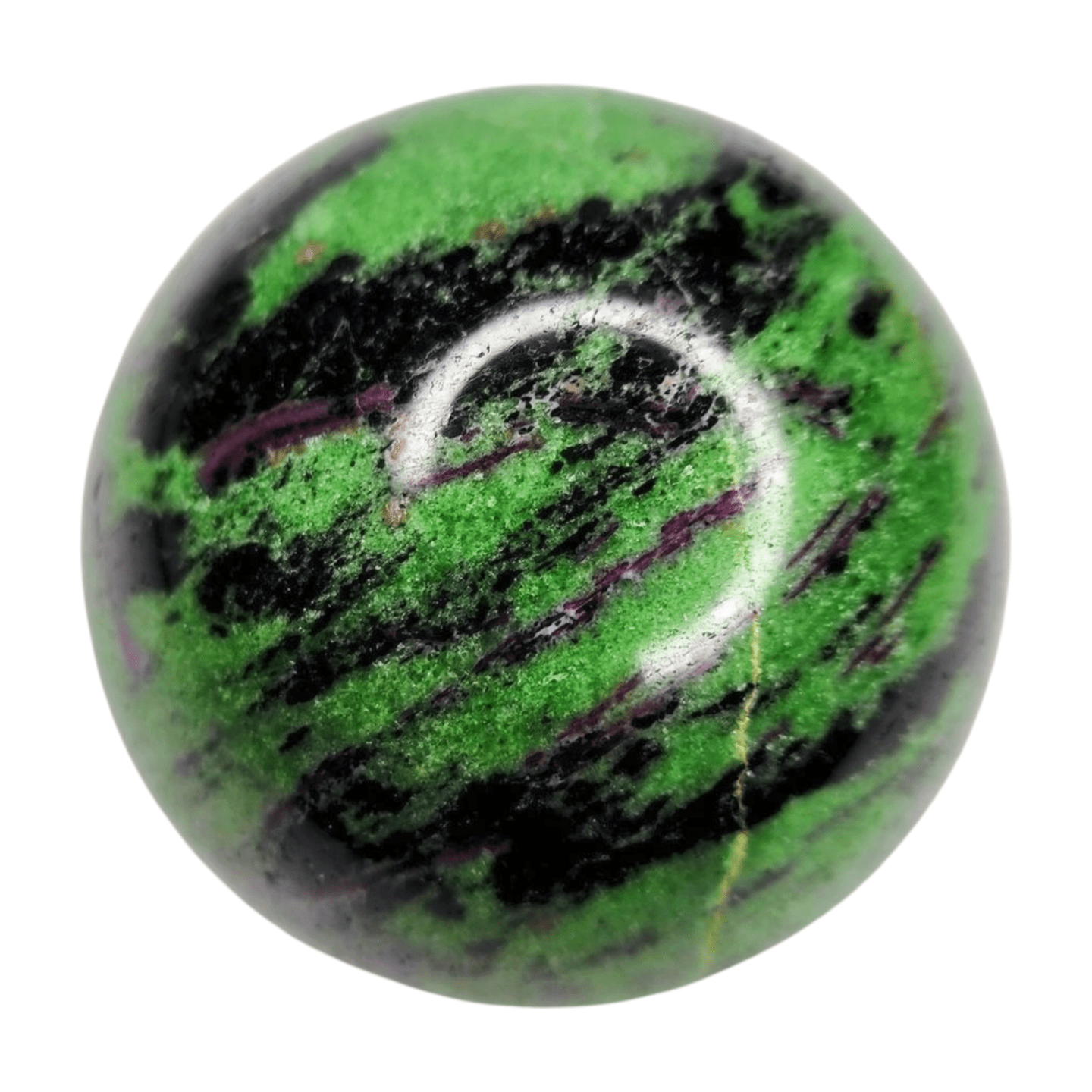 Ruby Zoisite Sphere – 2" Crystal for Courage & Growth – Totems and Tarot
