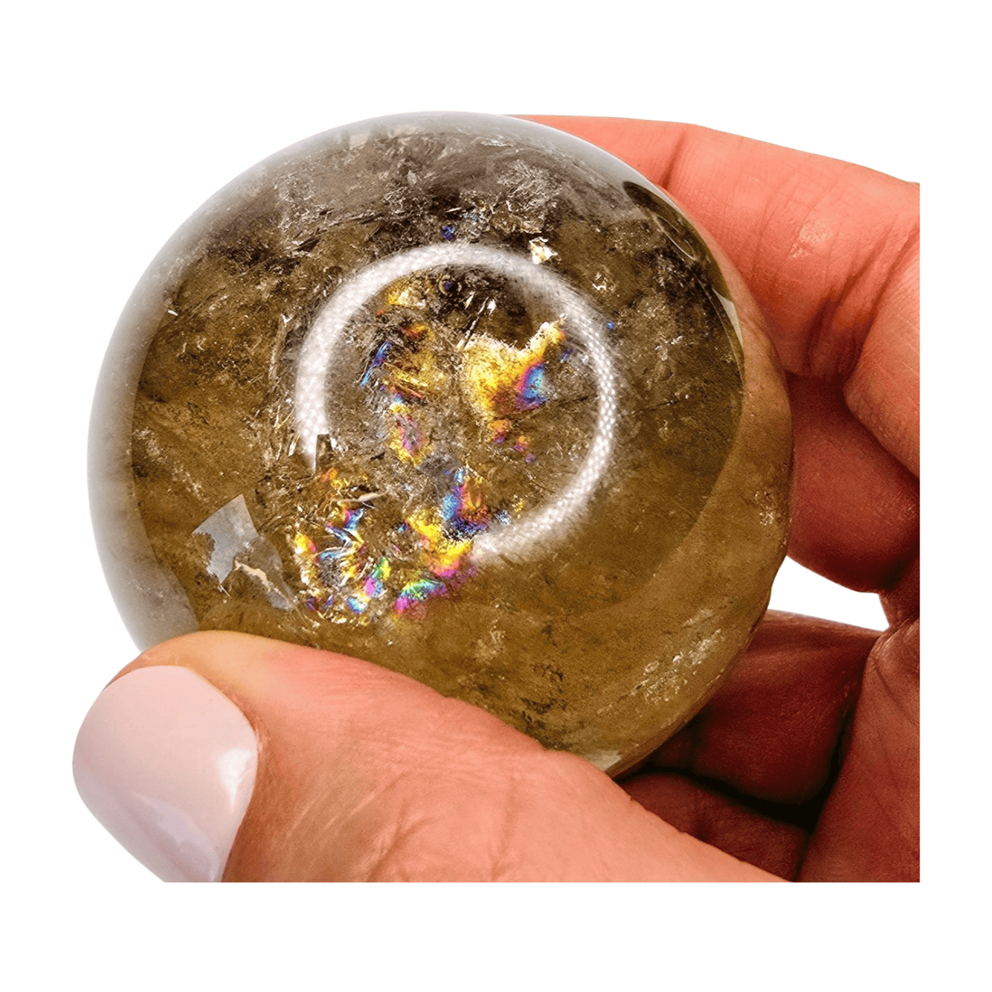 Smoky Quartz Sphere for Grounding and Emotional Clarity – Totems and Tarot