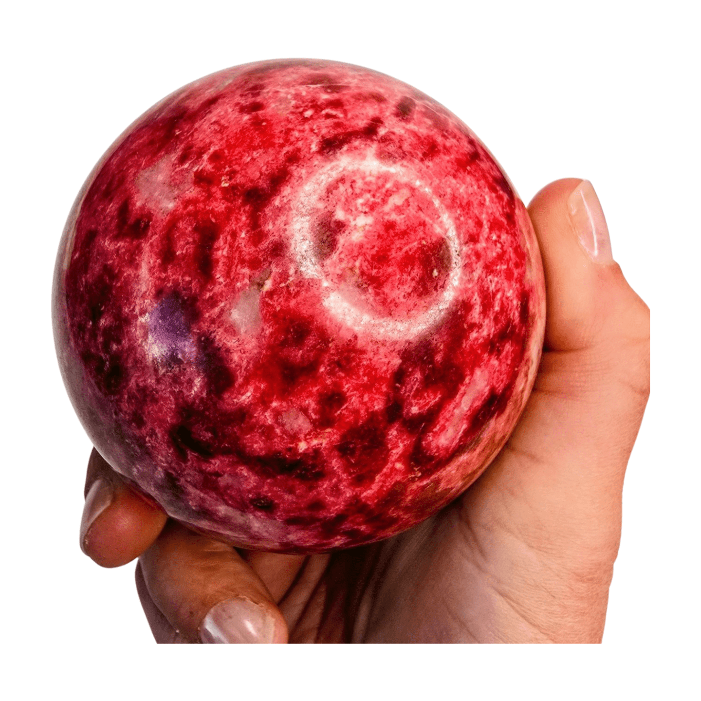 Thulite Sphere from Norway – Rare Crystal of Love & Vitality – Totems ...